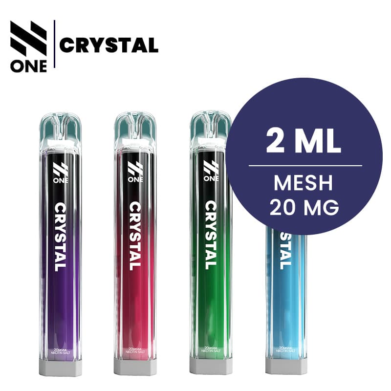 N One Crystal Engångs Vape - 17 olika smaker | 2ML - 99kr